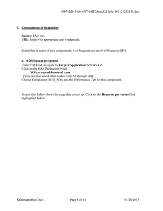 SOA PERFORMANCE METRICS | DOC