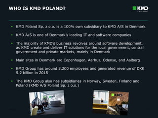 The KMD Poland journey #01 | PPT