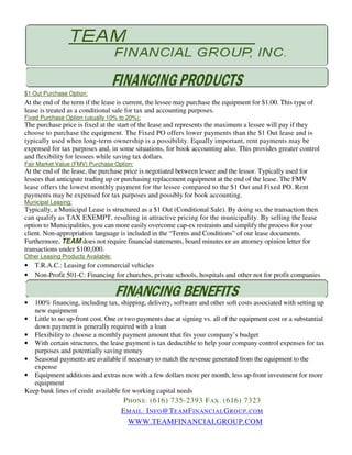 Team Financial Group | PDF