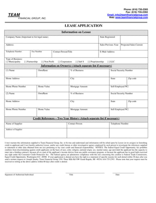 Team Financial Group | PDF