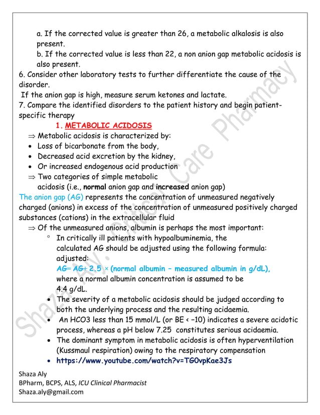 ABG for ICU Clinical PhARMACIST | PDF | Free Download