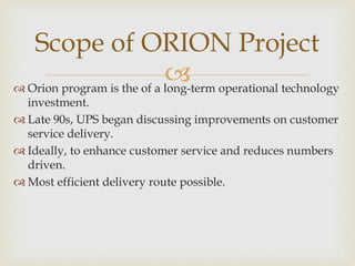 ORION Presentation | PPTX
