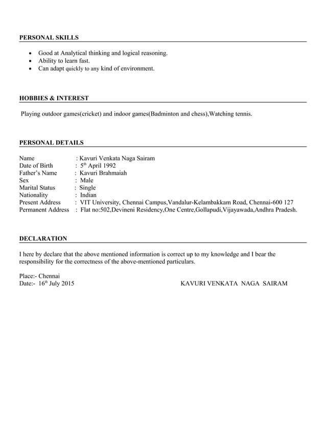 RESUME | PDF