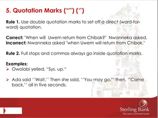 Basic Rules Of English Grammar | PPTX