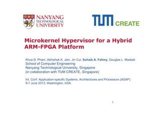 asap2013-khoa-presentation | PPT