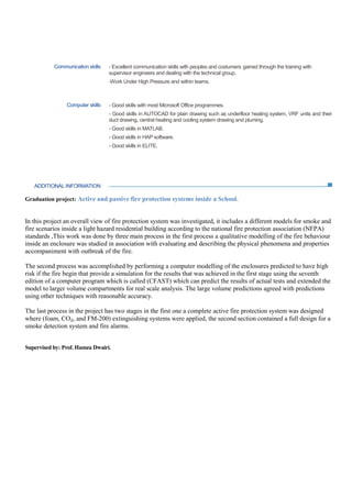 CV-Hothaifa-Al-Alem | PDF | Civil Engineering Industry | Industries