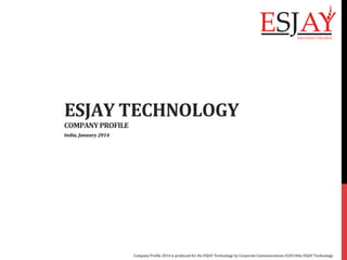 Esjay Technology Company Profile1 | PPT