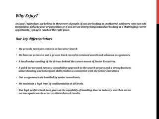 Esjay Technology Company Profile1 | PDF