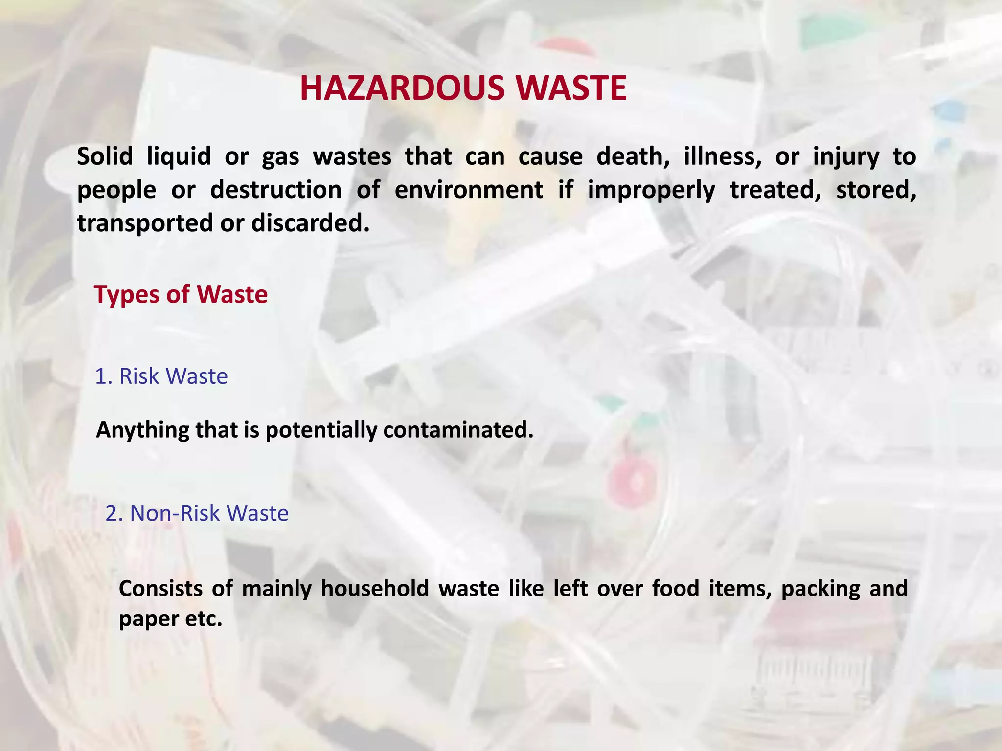 Health Care Waste Management (HCWM) Presentation | PPTX