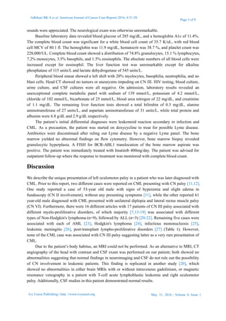 CML and third nerve palsy | PDF