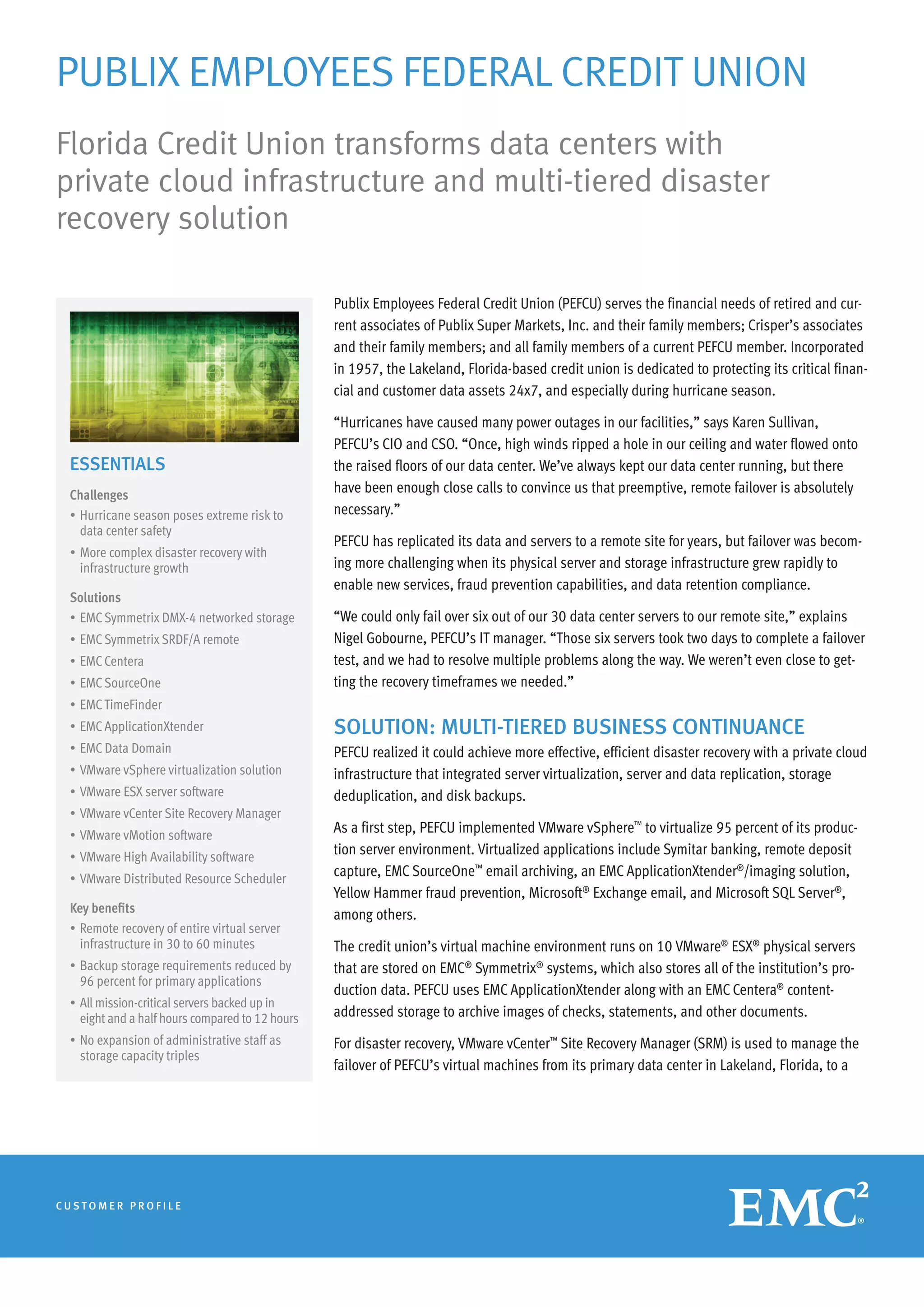 EMC DR Case Study | PDF