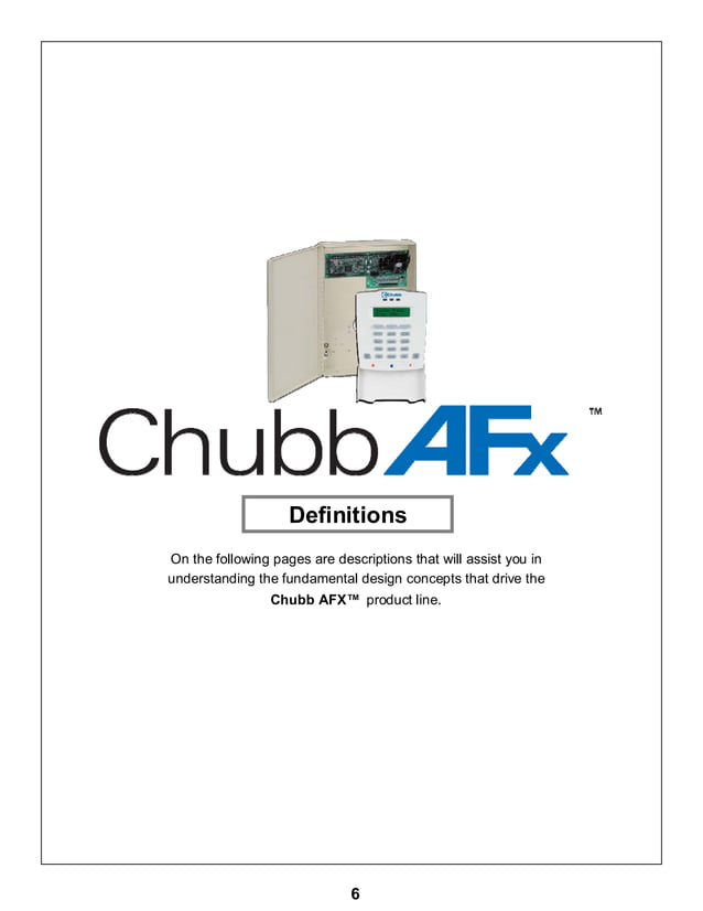 Chubb AFx System Design Guide June 2009 | PDF