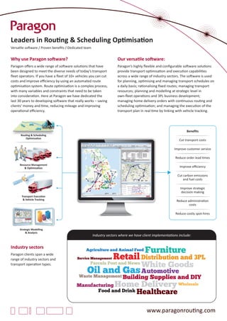 Paragon Company Overview (UK) | PDF