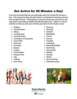 Physical Activity | PDF