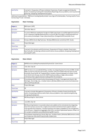 ShaileshDalvi_CV_20Nov15 | DOCX | Computer Software and Applications ...