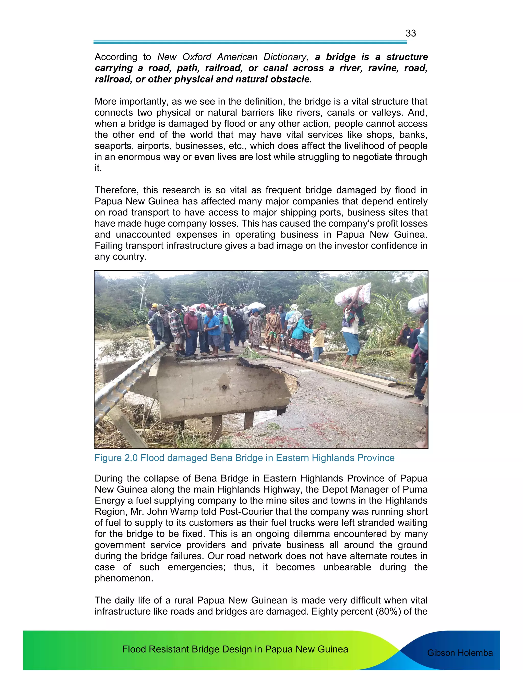 Flood Resistant Bridge Design in PNG rev0117 draft | PDF