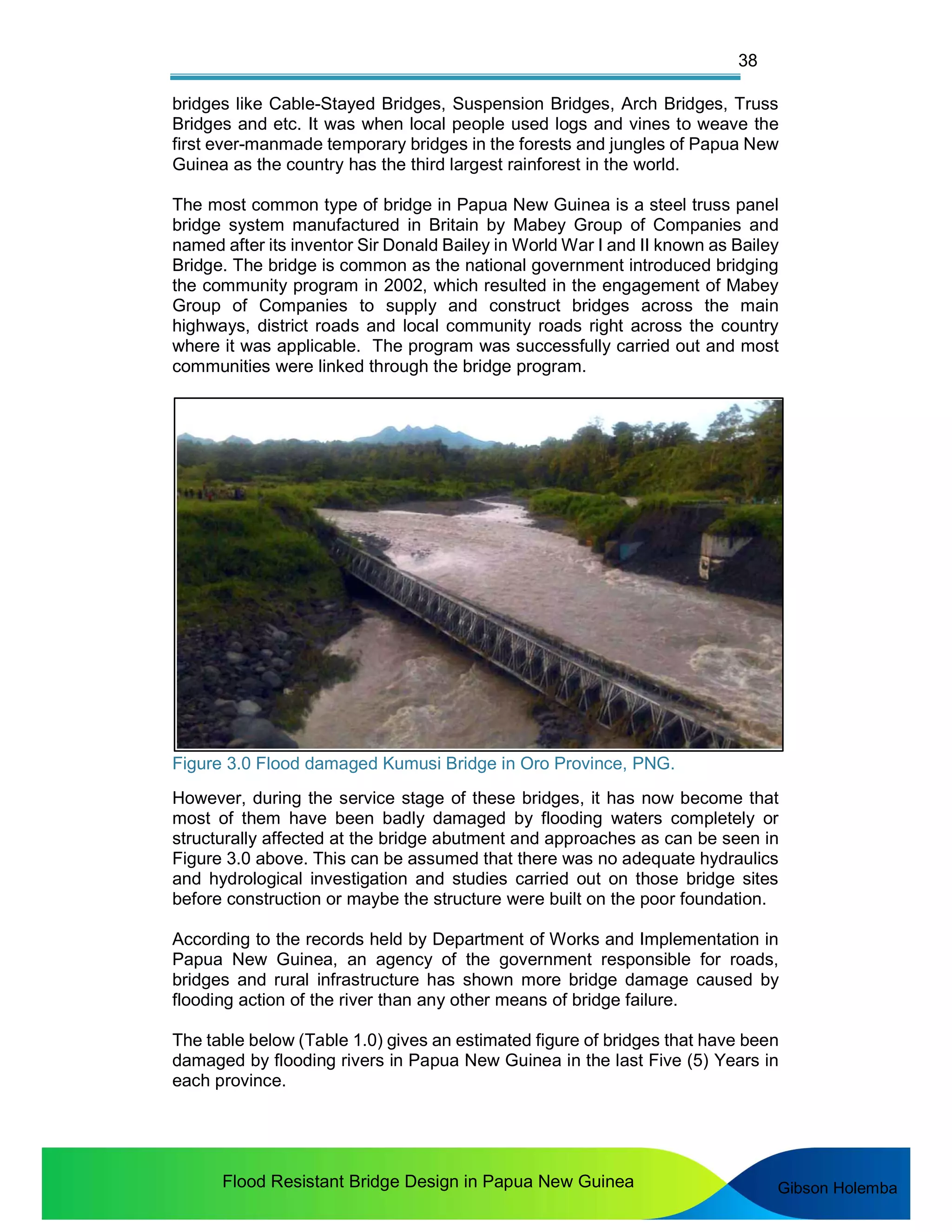 Flood Resistant Bridge Design in PNG rev0117 draft | PDF