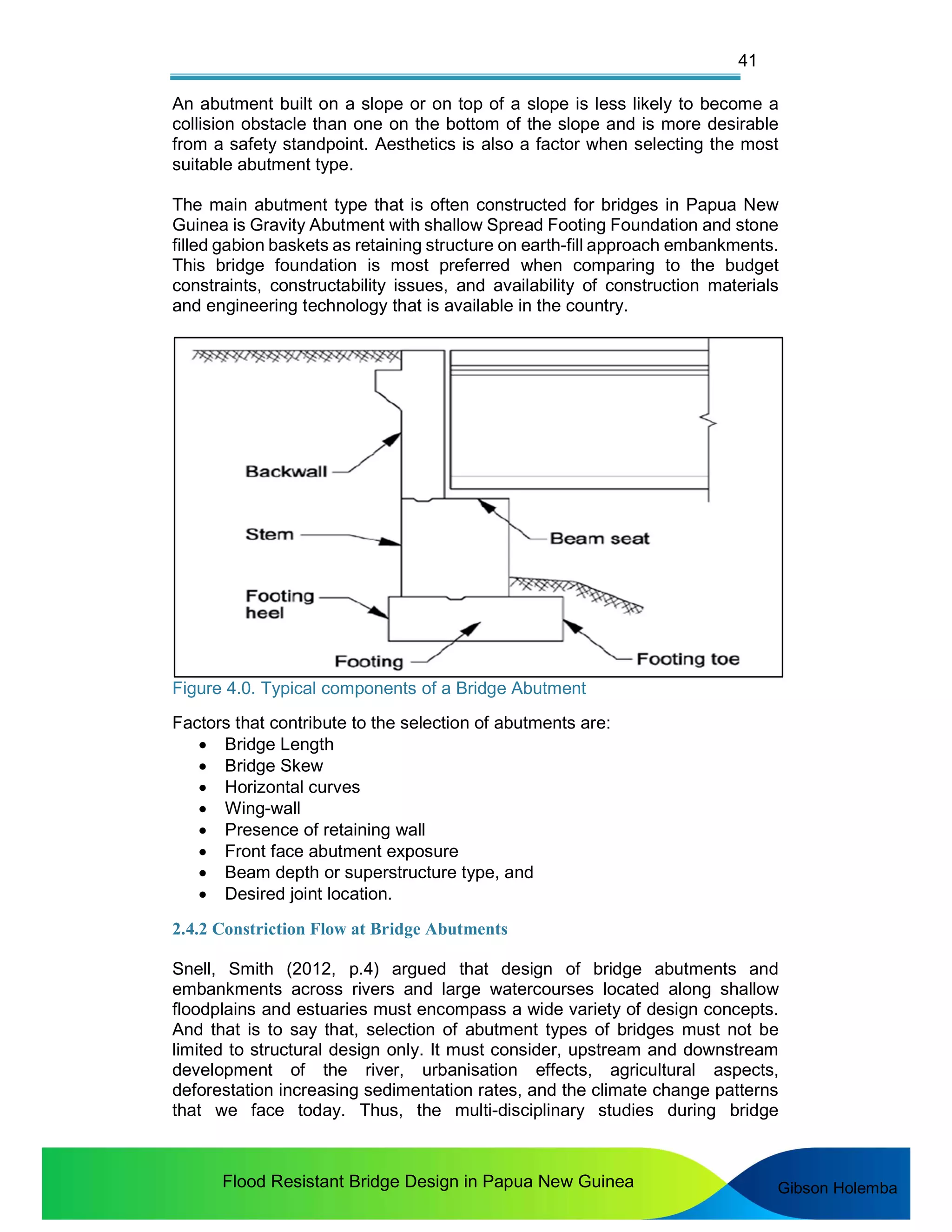 Flood Resistant Bridge Design in PNG rev0117 draft | PDF