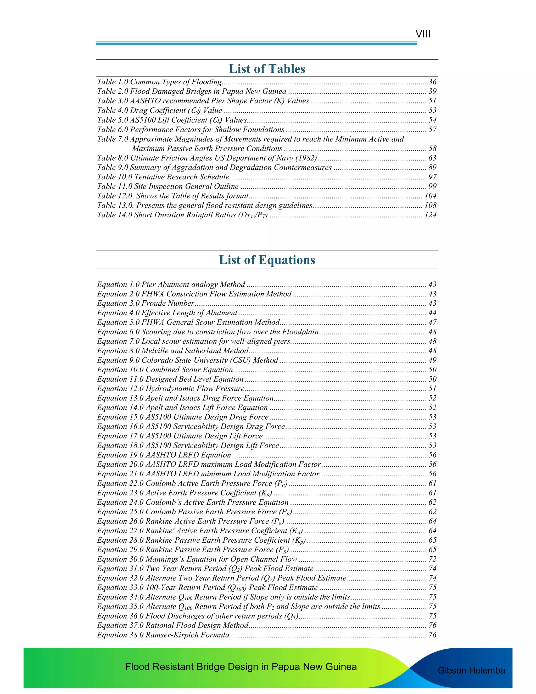 Flood Resistant Bridge Design in PNG rev0117 draft | PDF