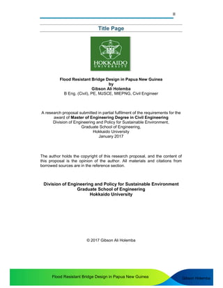 Flood Resistant Bridge Design in PNG rev0117 draft | PDF