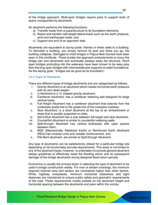 Flood Resistant Bridge Design in PNG rev0117 draft | PDF