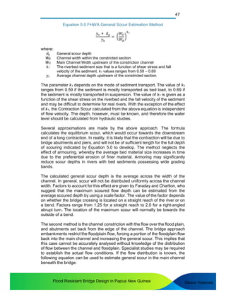 Flood Resistant Bridge Design in PNG rev0117 draft | PDF