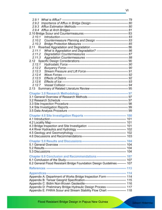 Flood Resistant Bridge Design in PNG rev0117 draft | PDF