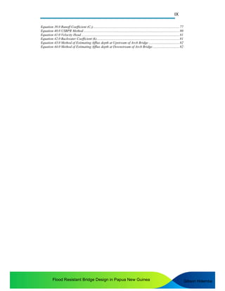 Flood Resistant Bridge Design in PNG rev0117 draft | PDF