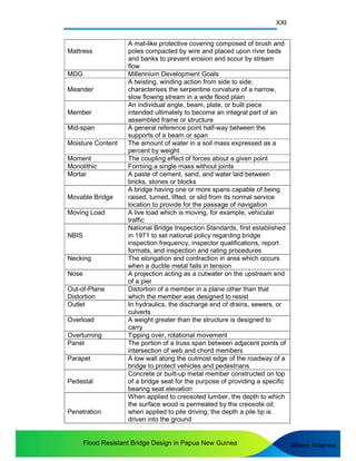 Flood Resistant Bridge Design in PNG rev0117 draft | PDF