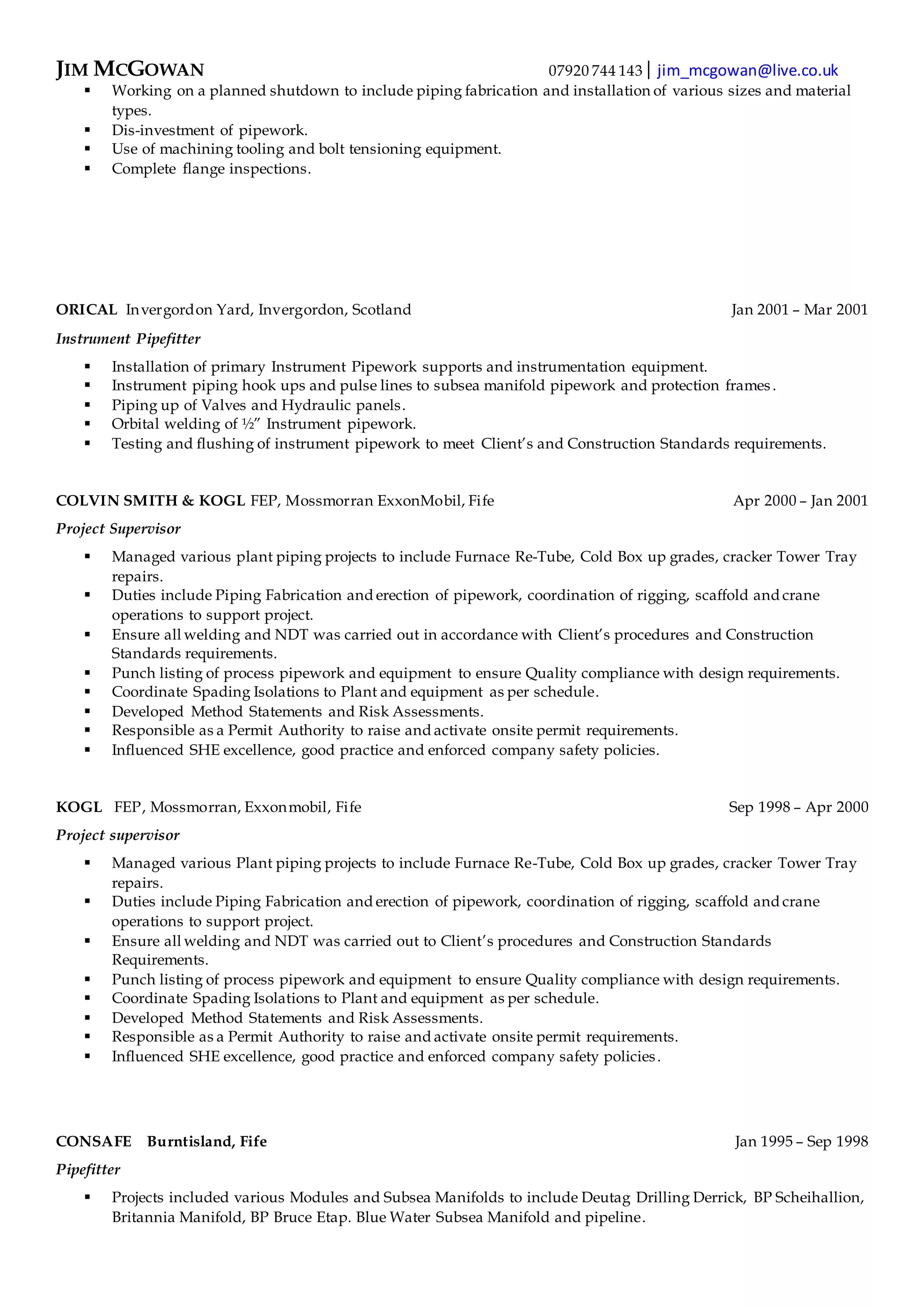 CV J McGowan | DOCX