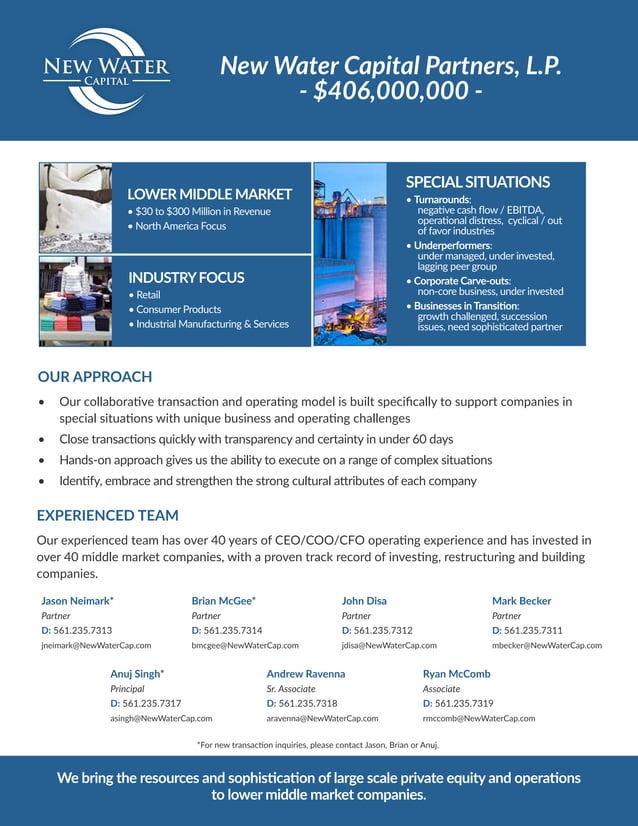 NWC Tear Sheet | PDF