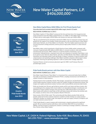 NWC Tear Sheet | PDF