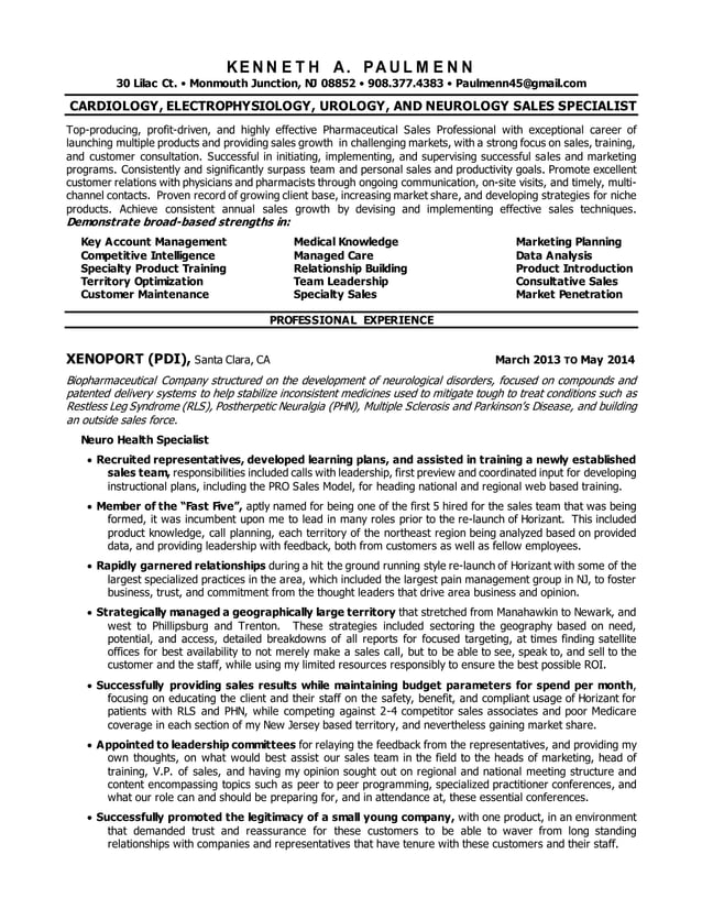 2014 Ken Resume | DOCX | Pharmaceutical Industry | Industries