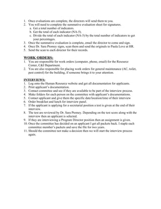 DUTIES OF EXECUTIVE DIRECTOR SECRETARY | DOC | Credit Cards | Personal Debt