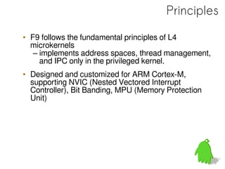 F9: A Secure and Efficient Microkernel Built for Deeply Embedded Systems | PPT