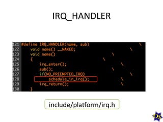 F9 Microkernel code reading part 2 scheduling | PPT