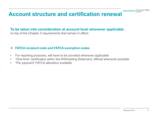 Clearstream-FATCA | PPT