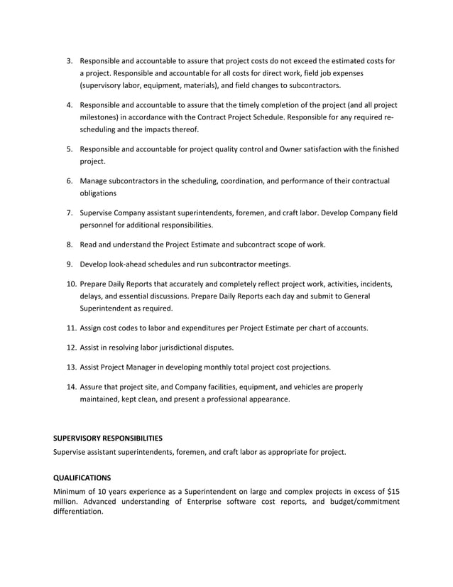 Superintendent | PDF