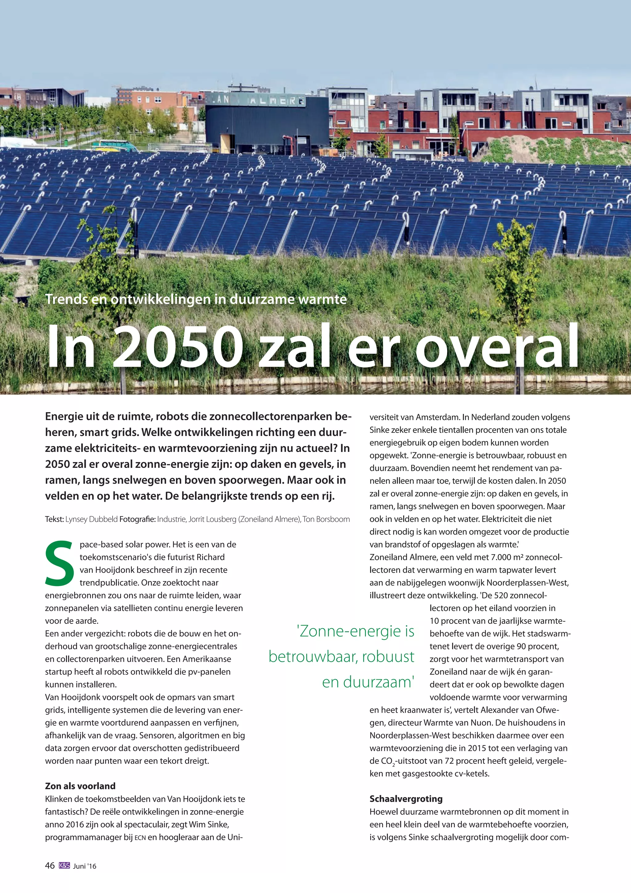 Trends en ontwikkelingen in duurzame warmte | PDF
