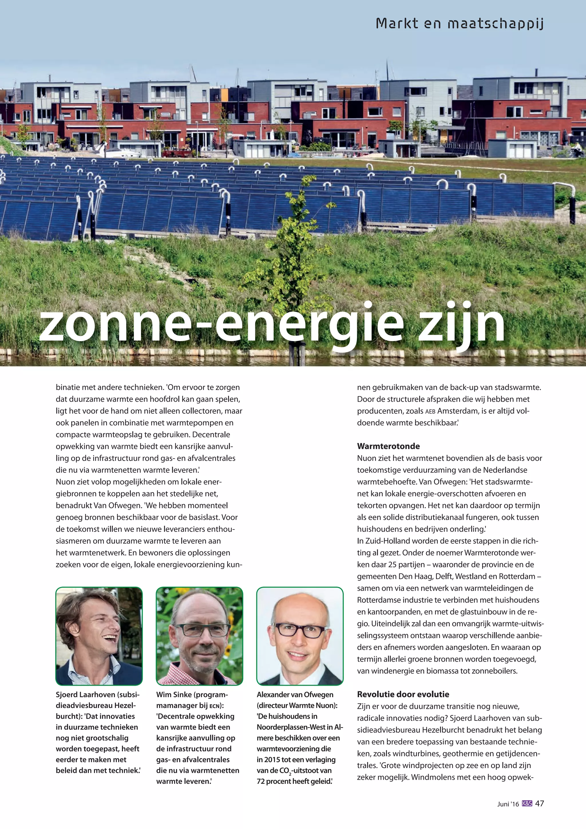 Trends en ontwikkelingen in duurzame warmte | PDF