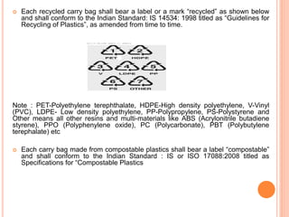 Plastic Waste Management Rules 2016 | PPTX