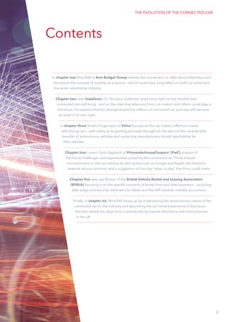 Avis White Paper - The Evolution of the Connected Car | PDF