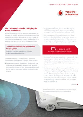 Avis White Paper - The Evolution of the Connected Car | PDF