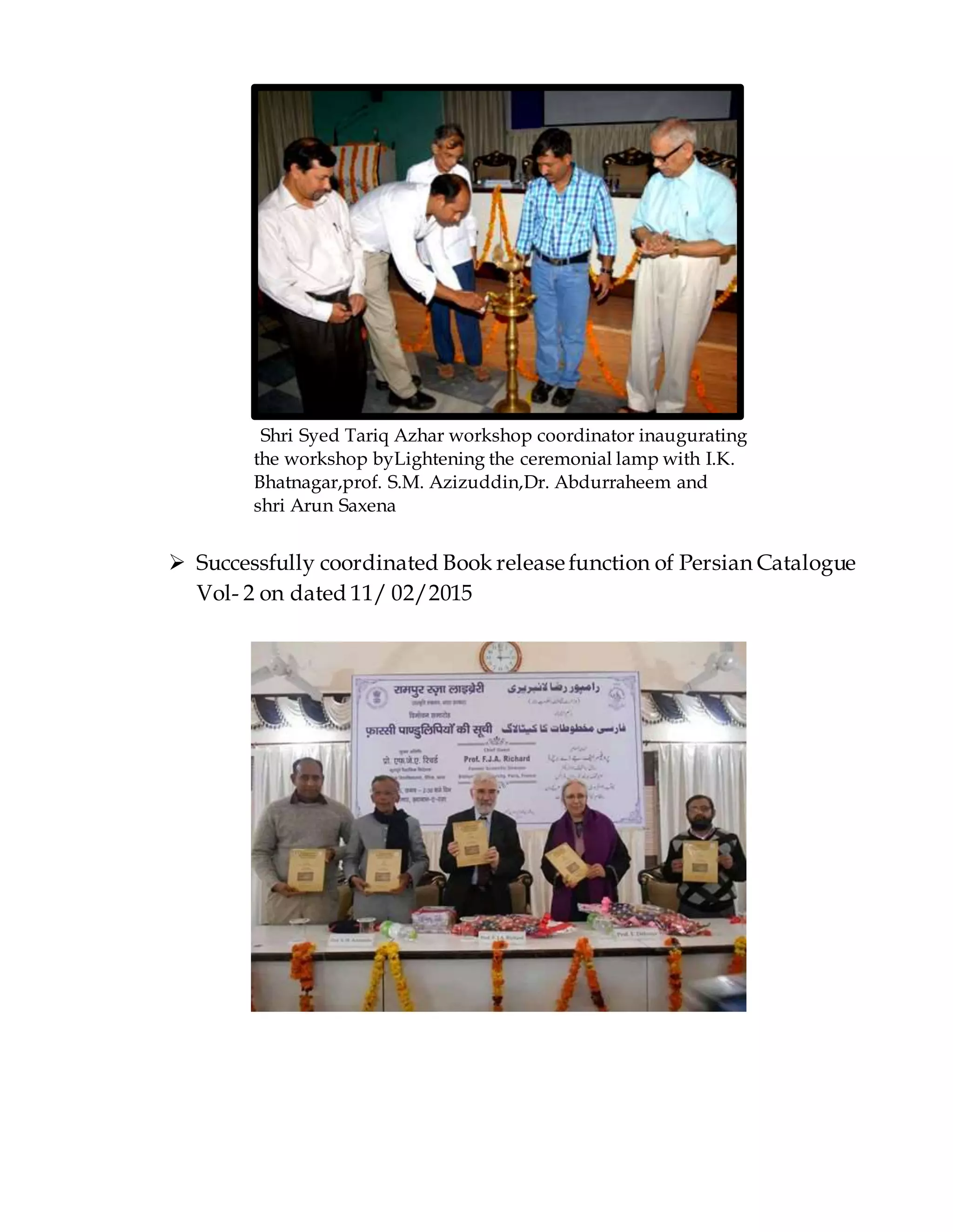 cv of syed Tariq azhar update | PDF