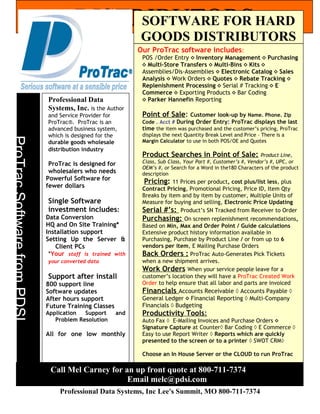 ProTrac For Wholesalers | PDF | Free Download