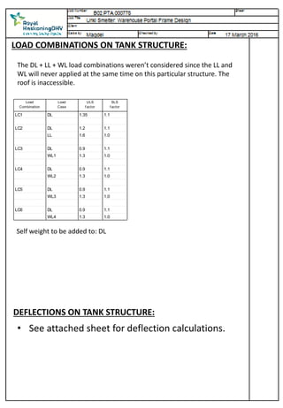 Unki Warehouse Portal Frame Design - Prokon Design Sheets REV01 | PDF