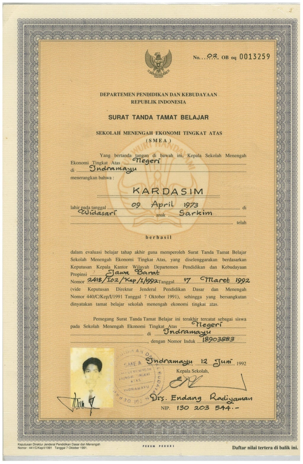 Ijazah SMEA