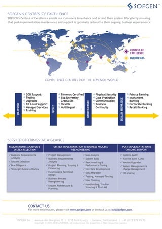 sofgen.brochure.general.2013 | Business Banking & Finance | Business