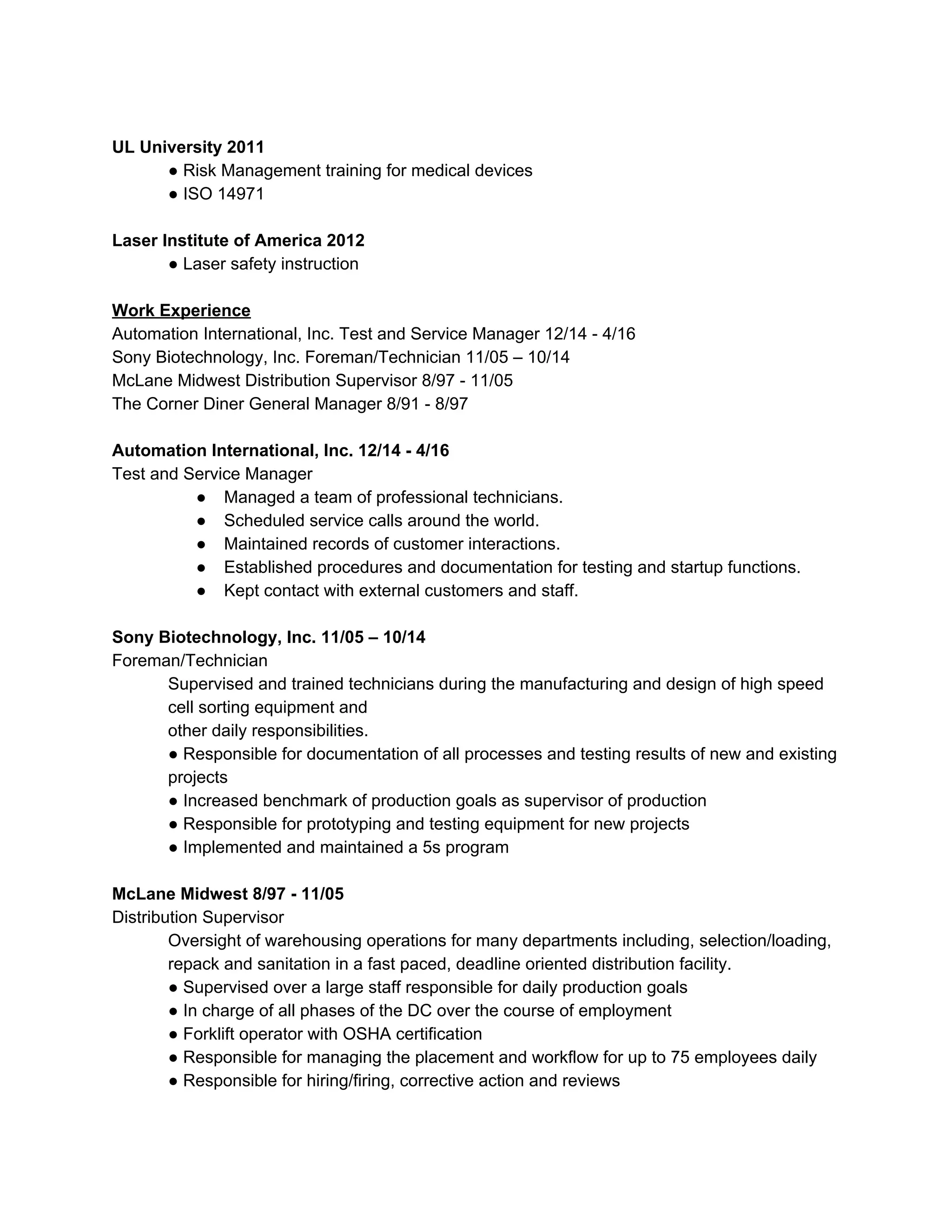 DavidMcCraeResume(1) | PDF