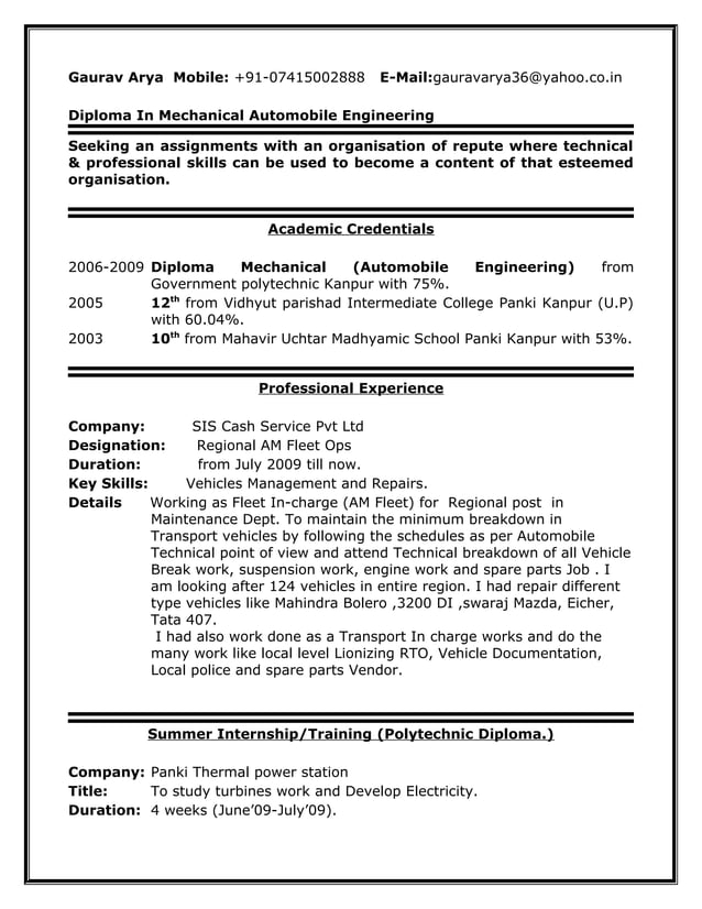 gaurav-Resume | DOC